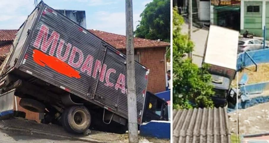 Caminhão desgovernado derruba muro de escola em Angra dos Reis – Informa Cidade
