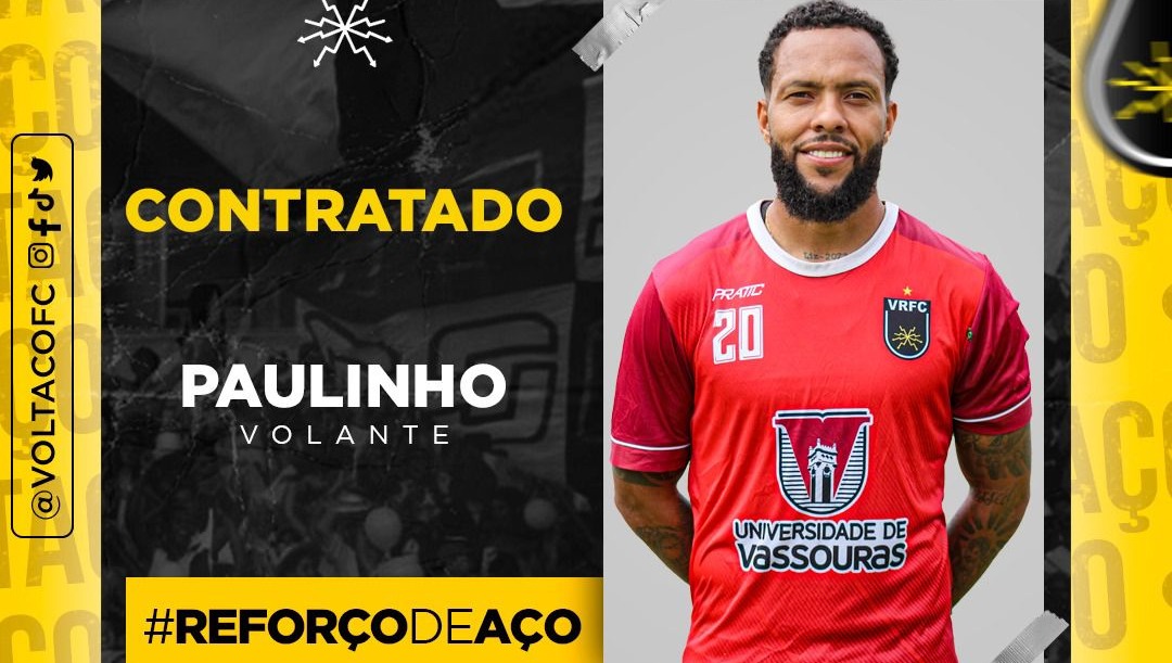 Voltaço anuncia contratação do volante Paulinho – Informa Cidade Voltaço anuncia contratação do volante Paulinho – Informa Cidade